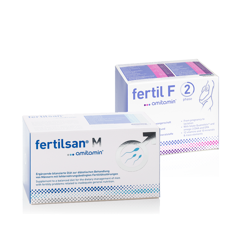 3x fertilsan M (capsules) + 3x fertil F phase 2 amitamin® Shop ...